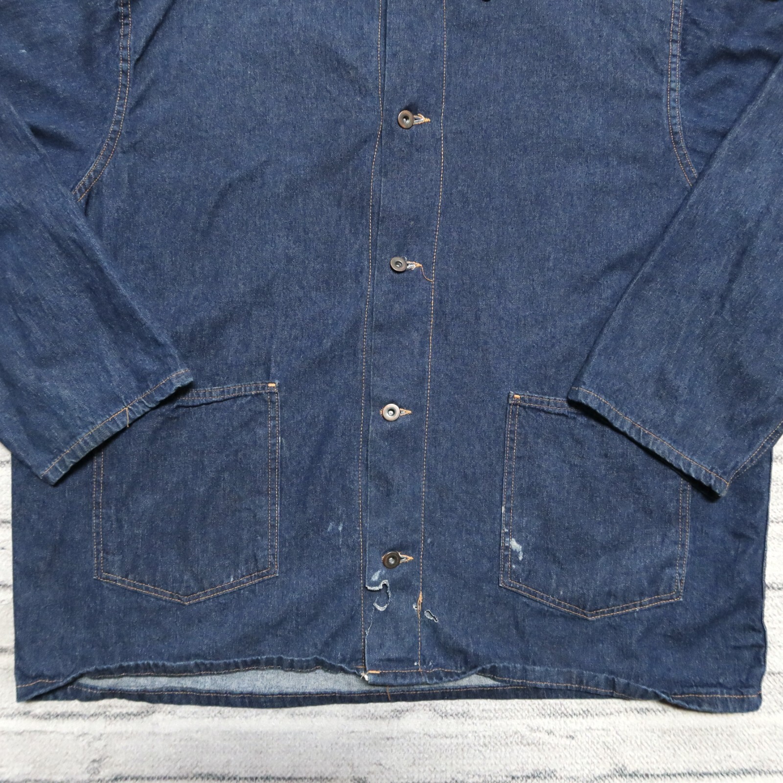 Vintage CDCR Prisoner Denim Chore Jacket California M… - Gem