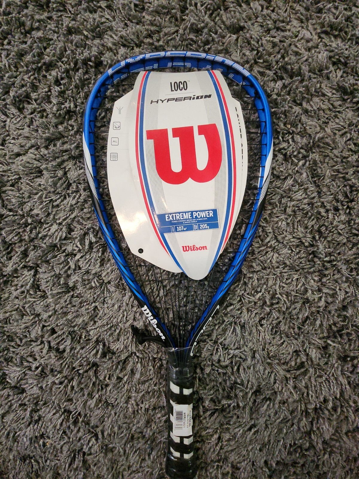 Wilson Hyperion LOCO Extreme Power Strings Hybrid Racquetball Racket ...