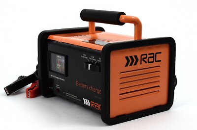 RAC Car Battery Charger 12 Amp Automatic 6 12 Volt Fast Trickle Vehicle ...