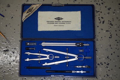 Alvin Precision Drawing Instruments Drafting Compass Set in Box 995B | eBay