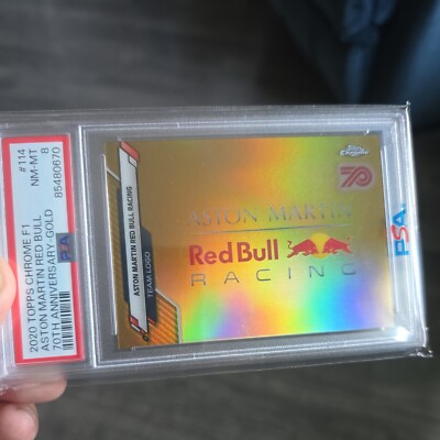 2020 Topps F1 Chrome Formula 1 Team Logos #114 Gold 70th Anniversary ...