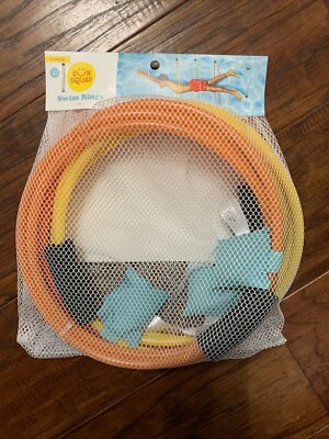 NEW Sun Squad 3 Pack Underwater Swim Rings | eBay
