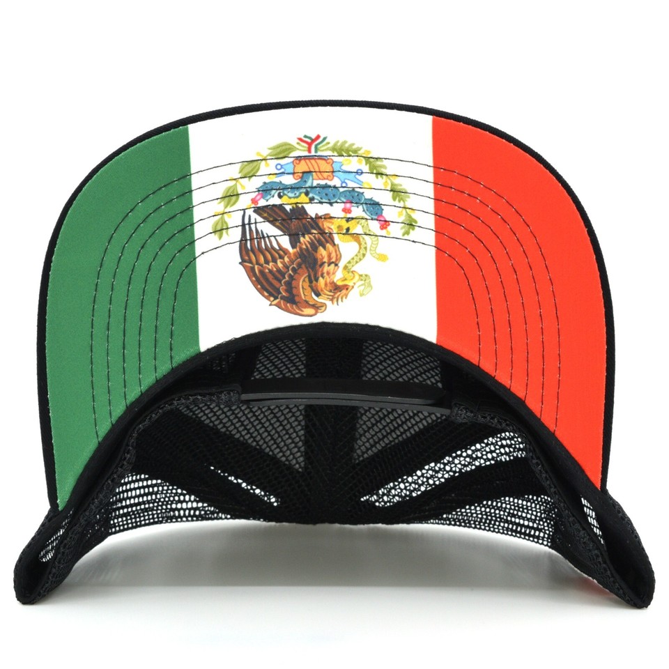 Mexico Snapback Hat Flag 3D M Embroidery Mexico Baseball Acrylic Cap ...