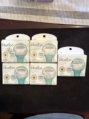 5- Schick Intuition™ Naturals Razor Refills Sensitive Care Aloe • 3 ...