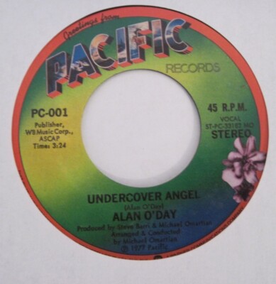 45 rpm-Pacific records / Alan O'Day / Undercover Angel / Just you / | eBay