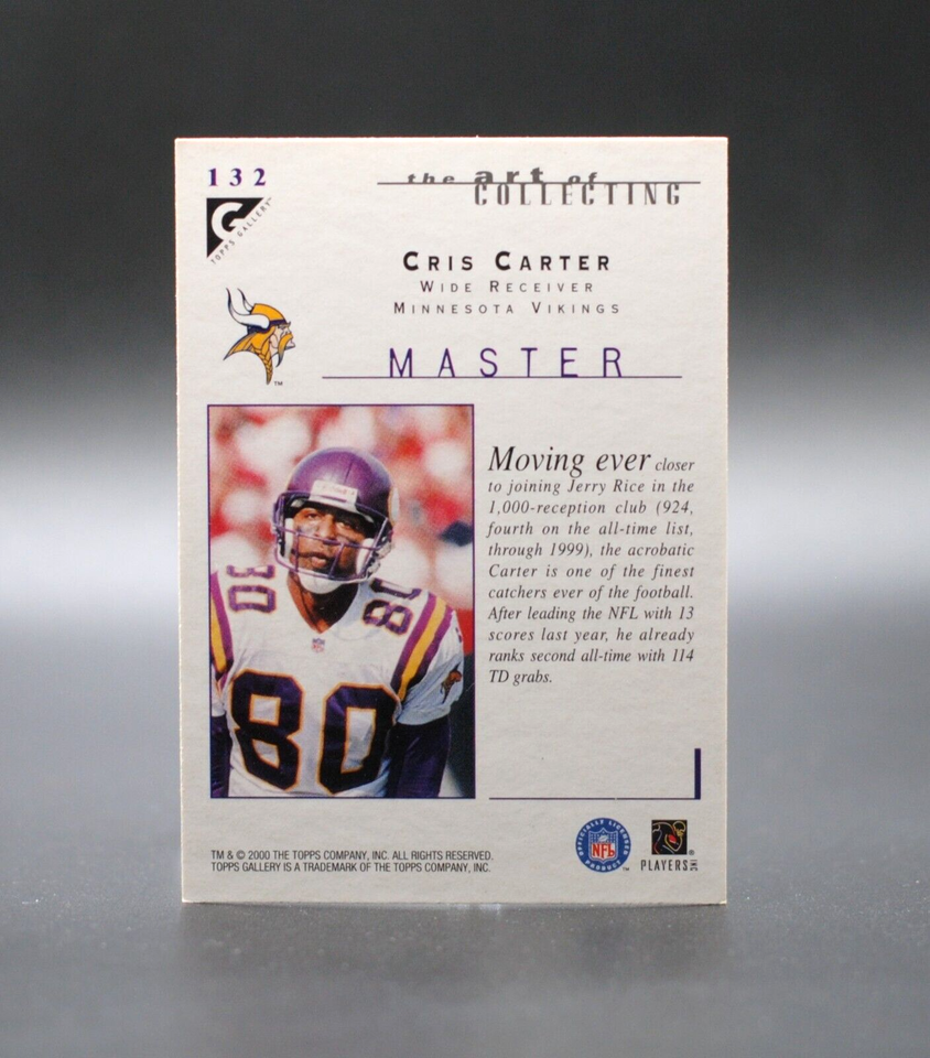 2000 Topps Gallery Masters CRIS CARTER Card #132 Minnesota Vikings | eBay