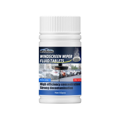 50pcs Windscreen Cleaner Effervescent Tablets Car Washing Cleaning ...