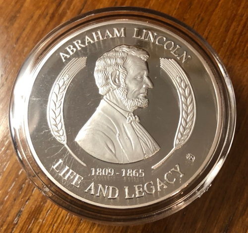 Abraham Lincoln 1809-1865 Life and Legacy Commemorative Proof Medal | eBay