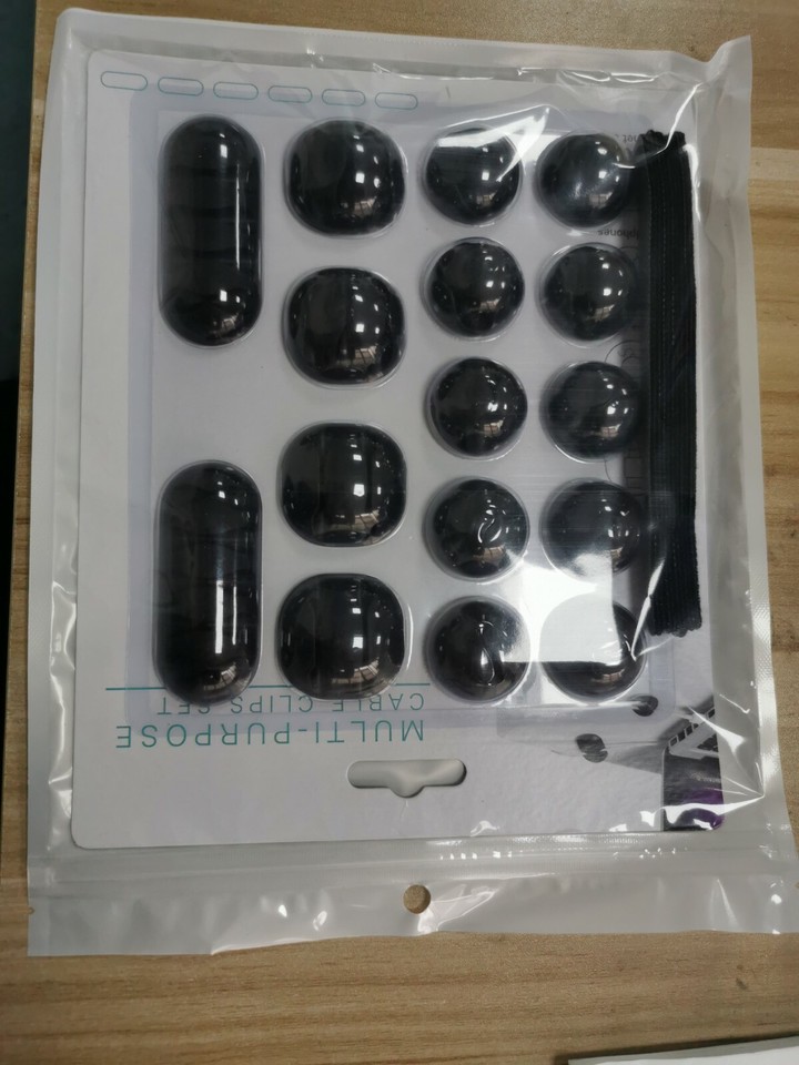 26PCS Cable Reel Organizer Clip Charger Desktop Wire Clamp Power Cord ...