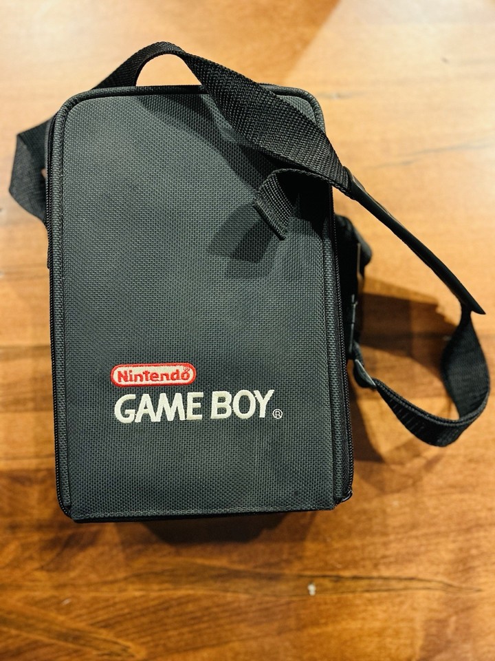 Vintage Original Nintendo Gameboy Black Carrying Case Bag w/ Strap | eBay