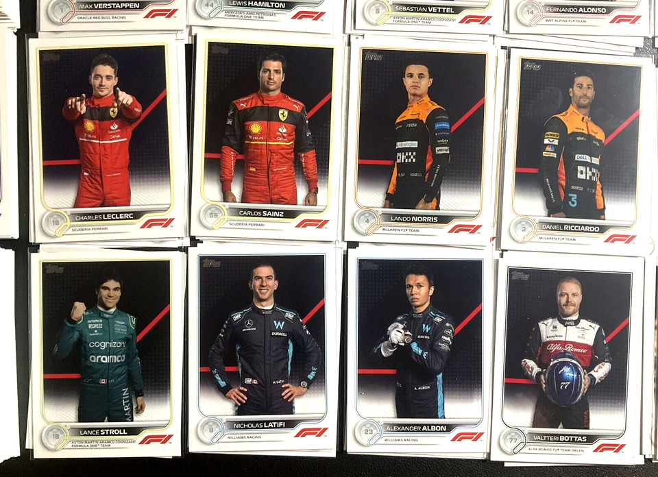 *COMPLETE SET* 2022 Topps Formula 1 F1 FLAGSHIP Complete Base Set #1 to ...