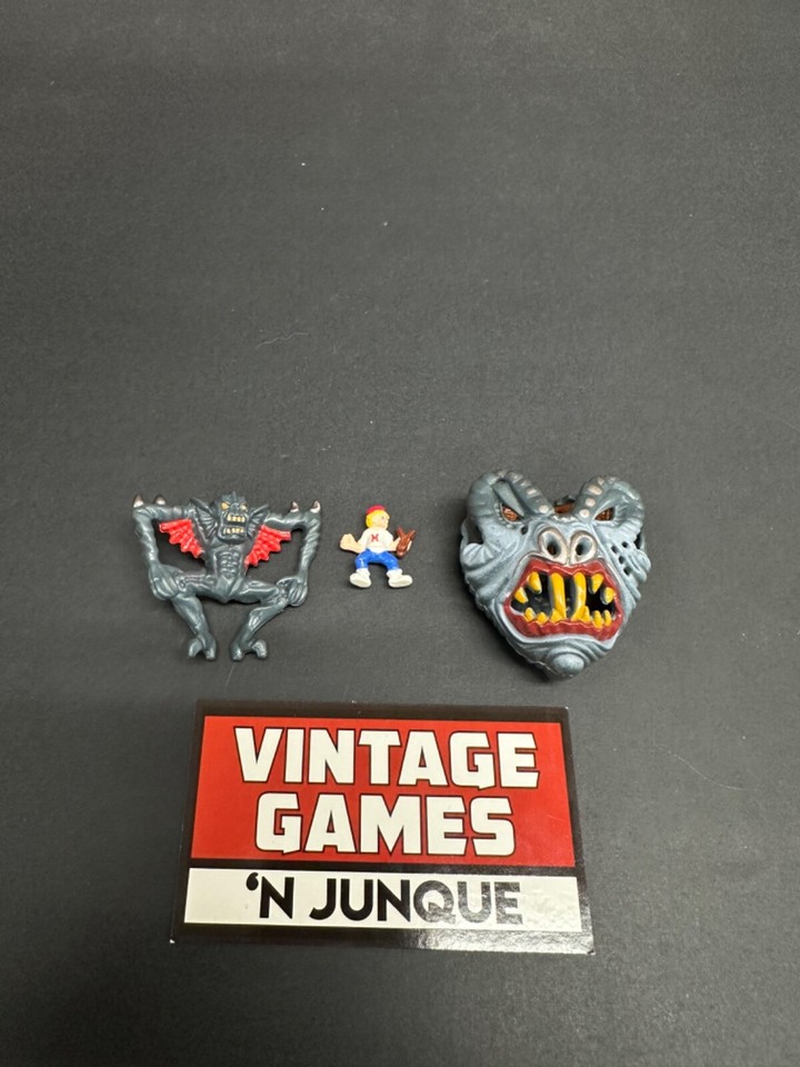 1995 Vintage Mighty Max Monster Head Gorilla Bat Bluebird Mattel ...