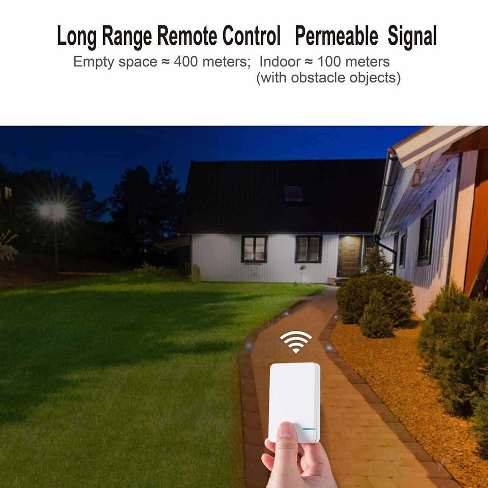 Portable Wireless ON/OFF Light Switch Transmitter Receiver for RF ...