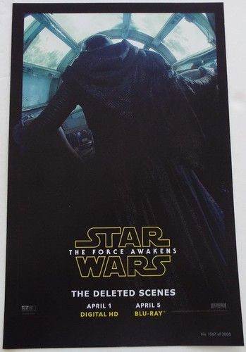 Star Wars: The Force Awakens The Supprimé Scènes Seulement 2000 Ltd Ed ...