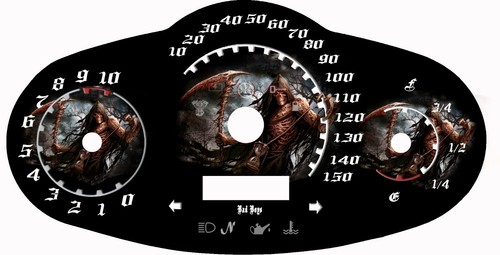 Harley Davidson V Rod VRSCF Custom Speedo Faceplate 2009-2018 Grim ...
