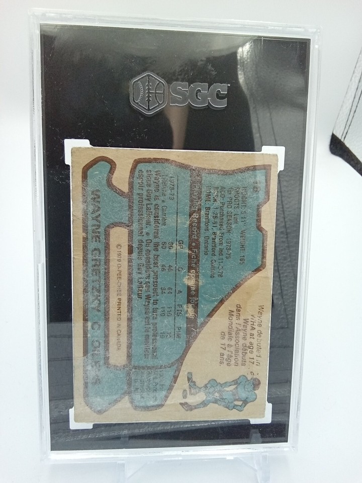 Wayne Gretzky 1979-80 O-Pee-Chee #18 Wayne Gretzky Sgc Authentic ...