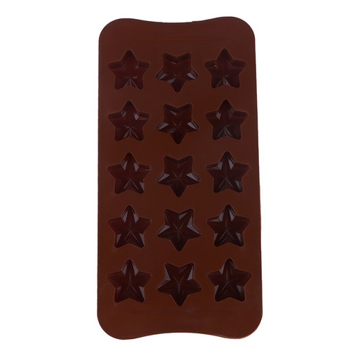 Star Shaped Chocolate Mold Wax Melt Moldes Non-Stick Candy Silicone ...