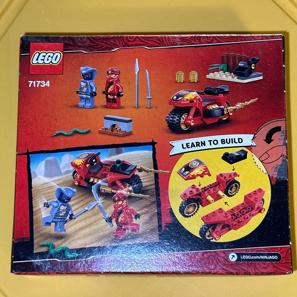 LEGO Ninjago 71734 Kai's Blade Cycle Building Kit 54 Pcs Playset ...
