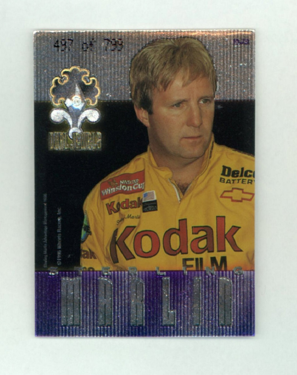1996 Crown Jewels Elite - Dual Jewels Amethyst #DJ2 Dale Jarrett ...