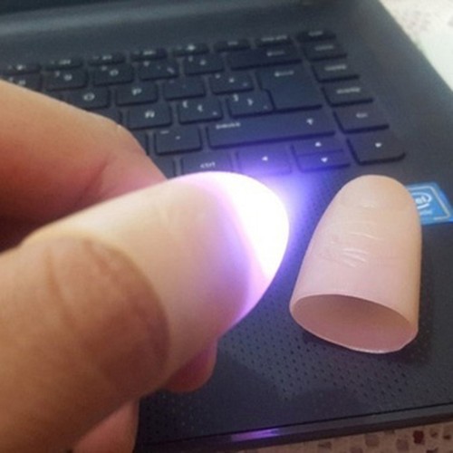 2x Trick Props Light Up Thumbs Induction light Flashing Fingers Finger ...