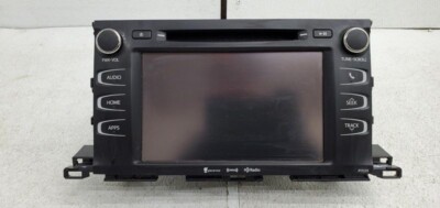 2017 2018 2019 Toyota Highlander Radio Display and Receiver ID P11329 ...
