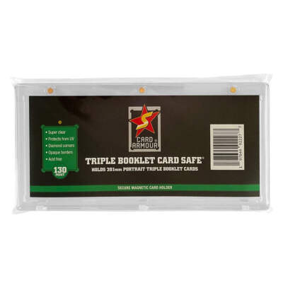 Card Armour Triple Booklet Card Safe Magnetic Card Holder | eBay