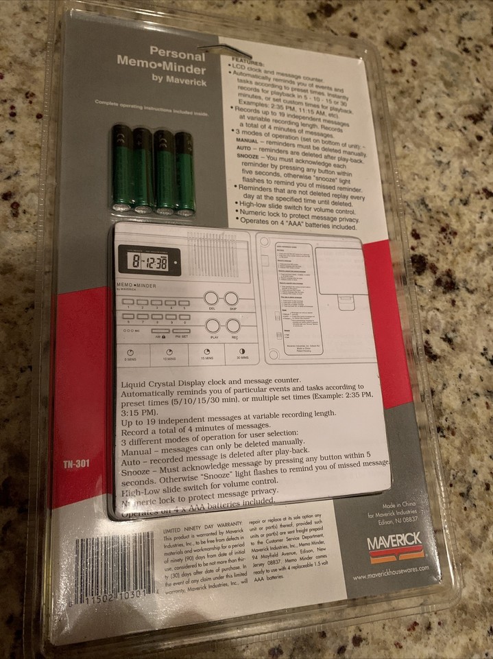 Maverick Memo Minder | eBay