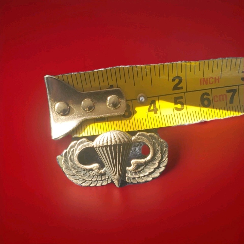 Jump Wings Pin Badge 1.5" Vintage Parachutist WW2 Airborne? Collector ...