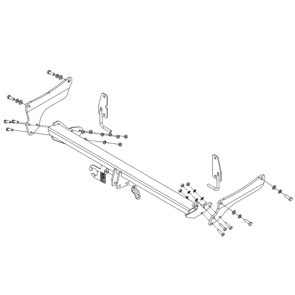 GDW Anhängerkupplung starr für Mazda 6 13-18 +13polig spezifisch | eBay UK