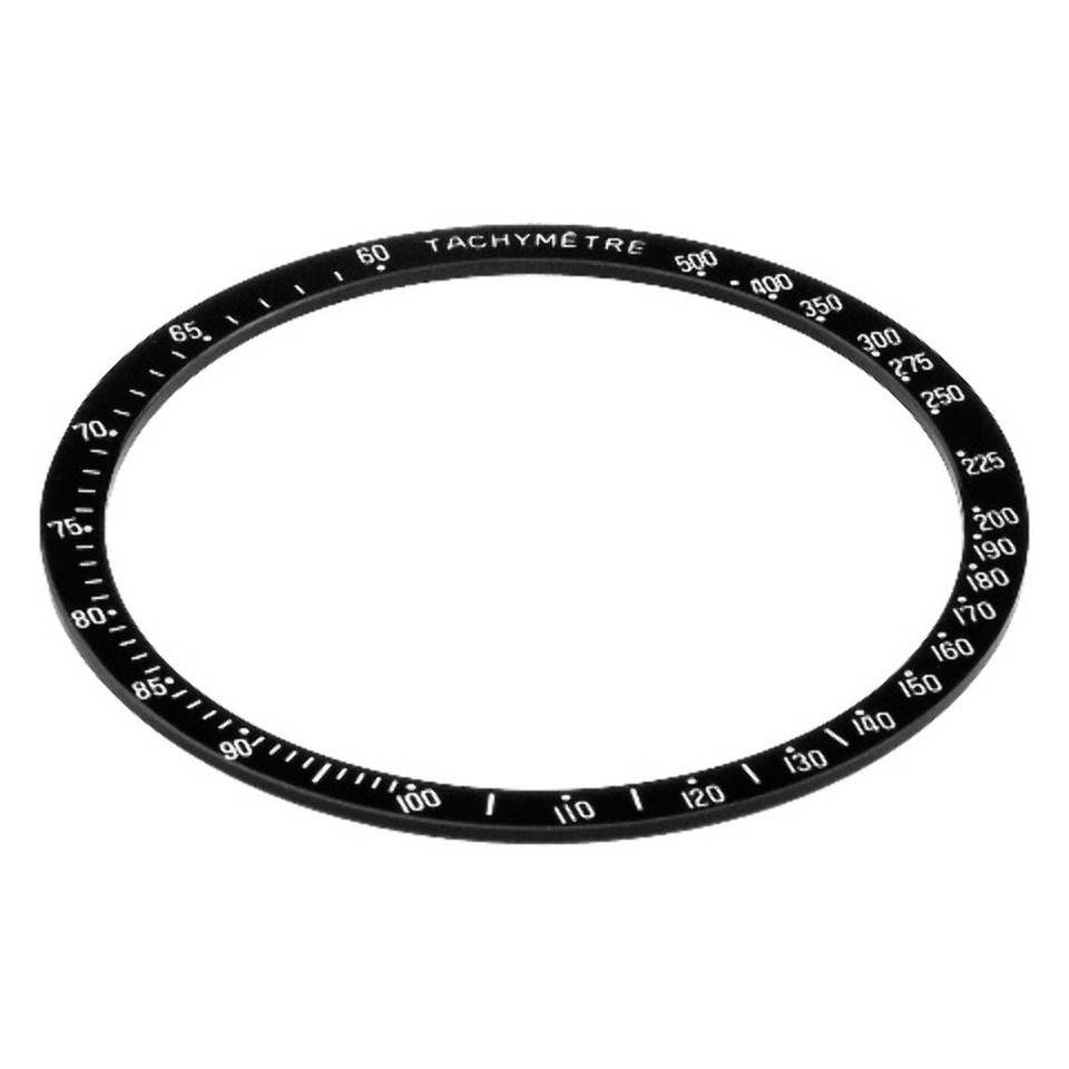 BEZEL INSERT FOR OMEGA SPEEDMASTER TACHYMETRE 3510.50, 3810.50 , 175. ...