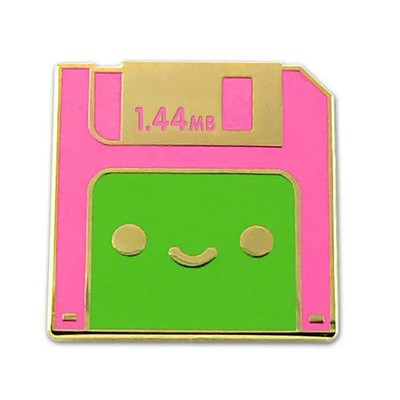 Lil Diskette Floppy Disk Enamel Pin Ltd Edition NEW Lapel | eBay