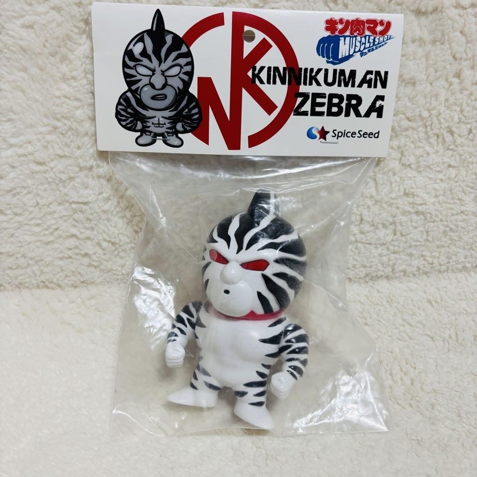 SpiceSeed Kinnikuman Muscle Shot Kinnikuman Zebra Anime Figure Soft ...