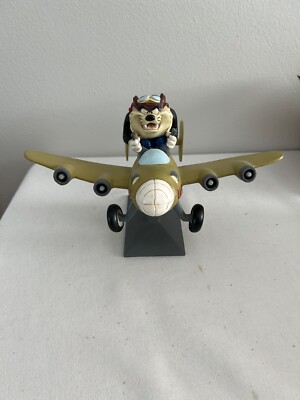 Rare 1995 Looney Tunes Tasmanian Devil WWII Fighter Jet Airplane ...