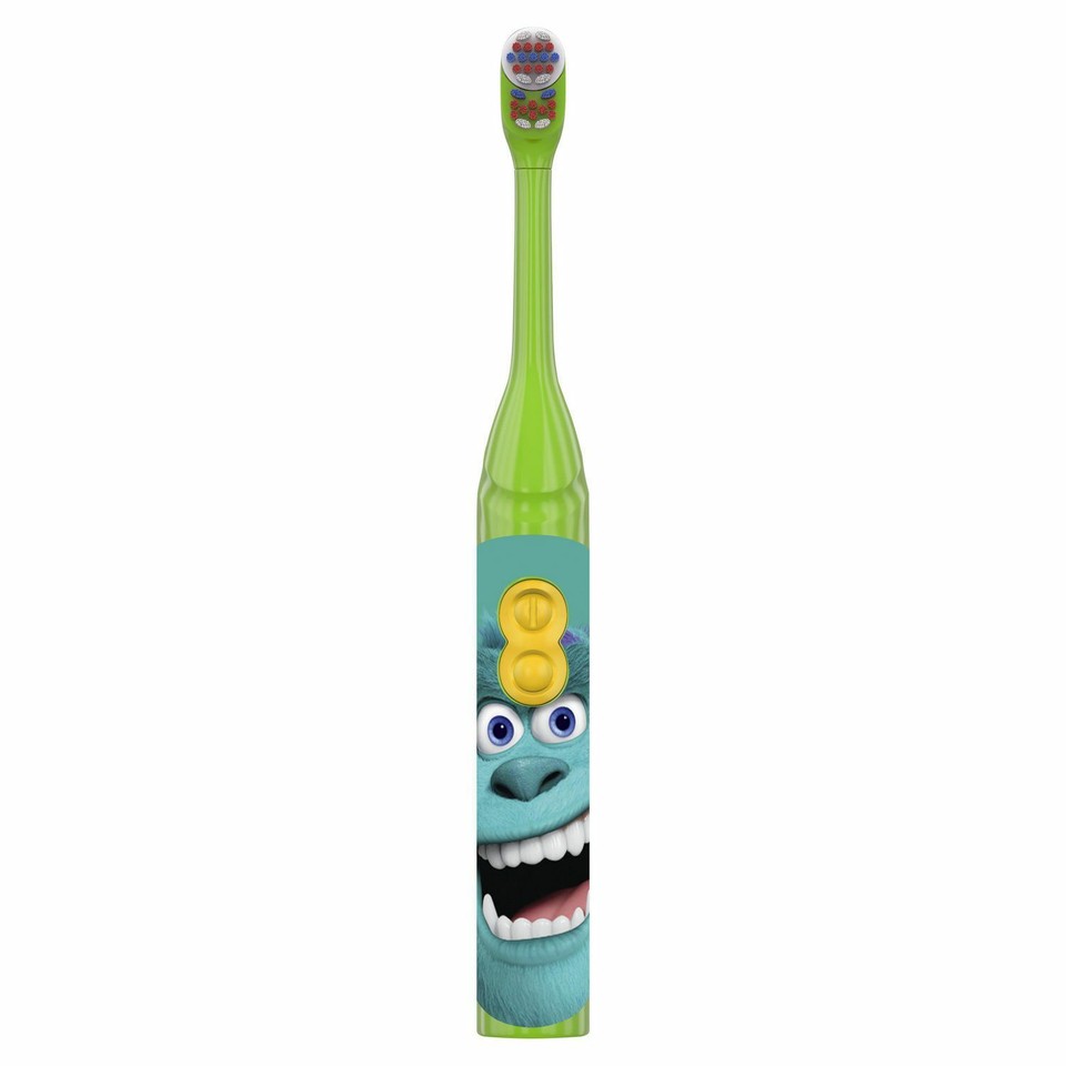 Oral B Pixar Monsters Inc Sulley Kids Battery Powered Soft Electric ...