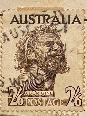 Rare Australian Postage Stamp 26d One pound Jimmy 1st Identifiable ...