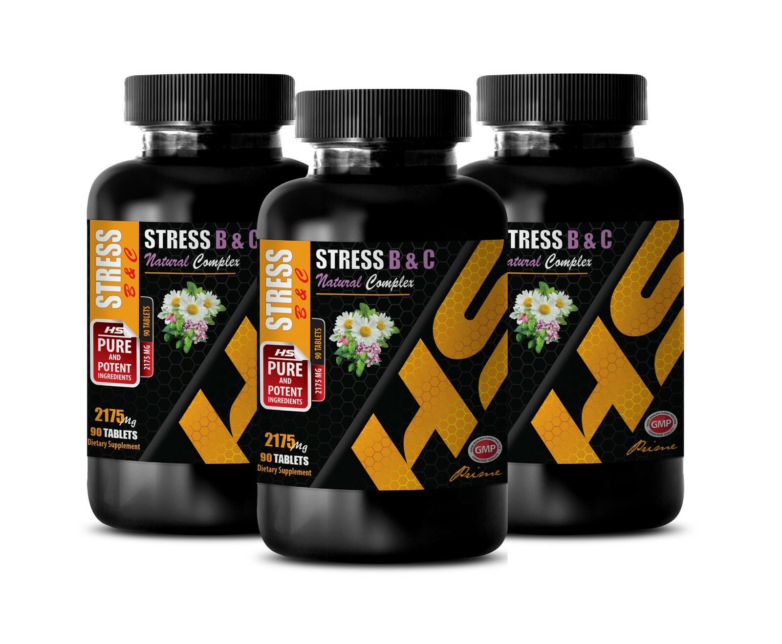 stress relief GOOD MOOD - STRESS B & C - immune support multivitamin 3 ...