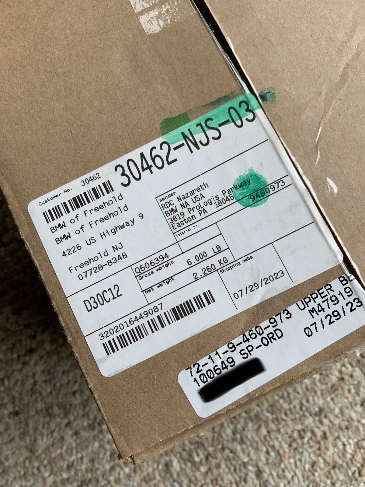 New Genuine BMW Upper Belt Strap Rema On Fro (2019-2023) OE 72119460973 ...