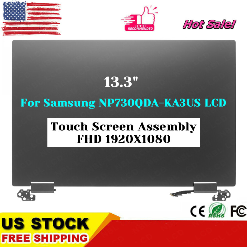 For Samsung NP730QDA-KA3US NP730QDA LCD Screen Display Touch BA96 ...