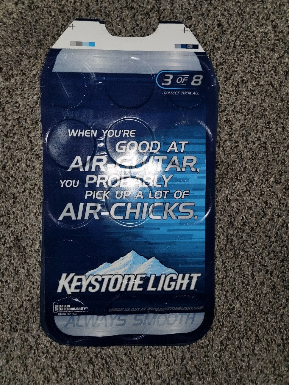 Keystone Light Beer Carton Sign 12 3/8" X 7 3/8" Mountains 3 of 8 | eBay
