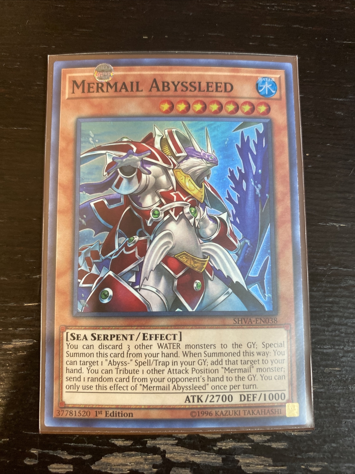 Mermail Abyssleed Super Rare 1st Edition SHVA-EN038 NM Yugioh | eBay