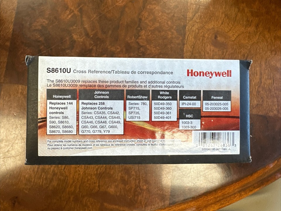 Honeywell S8610U, S8610U3009 Universal Intermittent Pilot Ignition ...