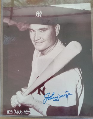 Johnny Mize - NY Yankees - (AUTOGRAPHED PHOTO) | eBay Australia