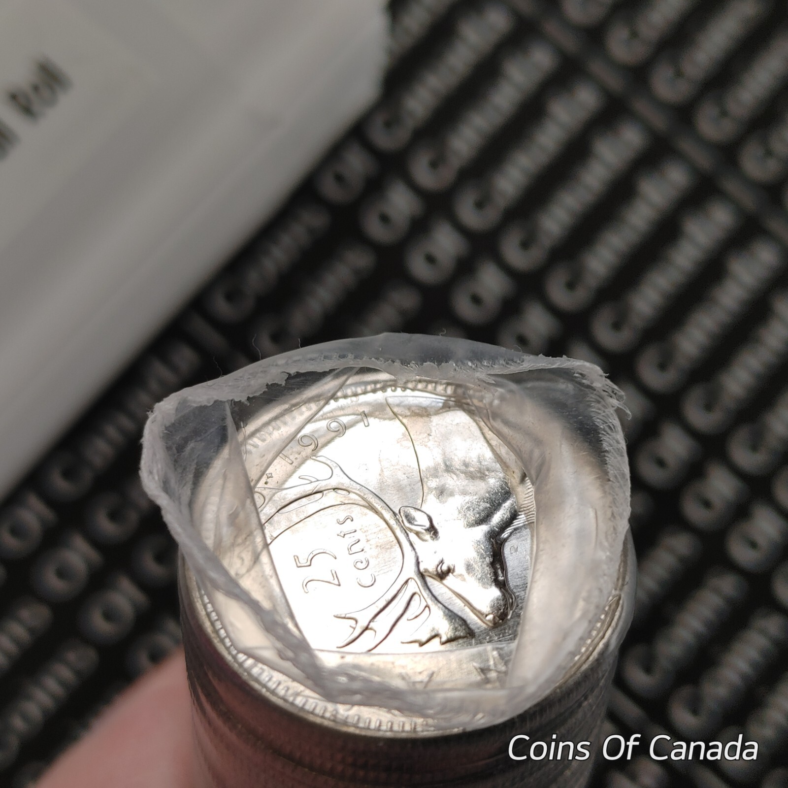 Roll Of 40 Canada 25 Cent Quarters - Uncirculated - Mint Wrapped # ...