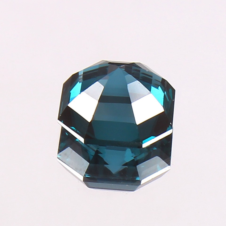 AAA Grade Natural Indicolite Blue Green Tourmaline Asscher Cut Loose ...