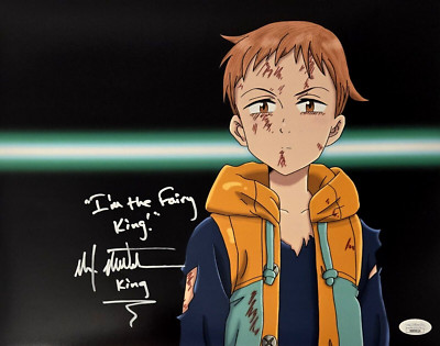 Max Mittelman Signed Photo King Seven Deadly Sins Autograph Anime JSA ...