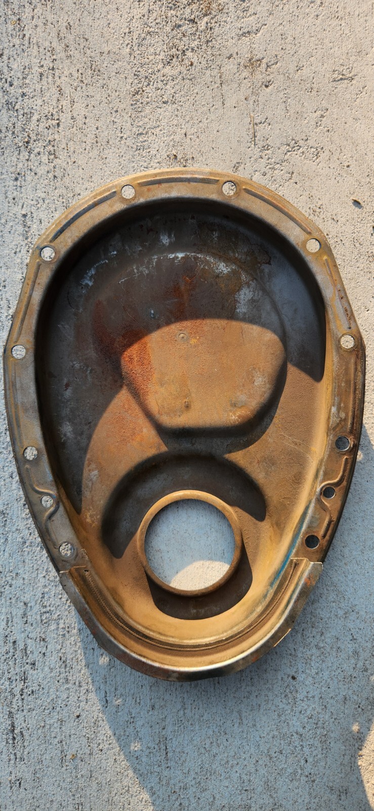 ️ Small Block Chevy Timing Chain Cover OEM Steel SBC 350 305 307 1970's ...