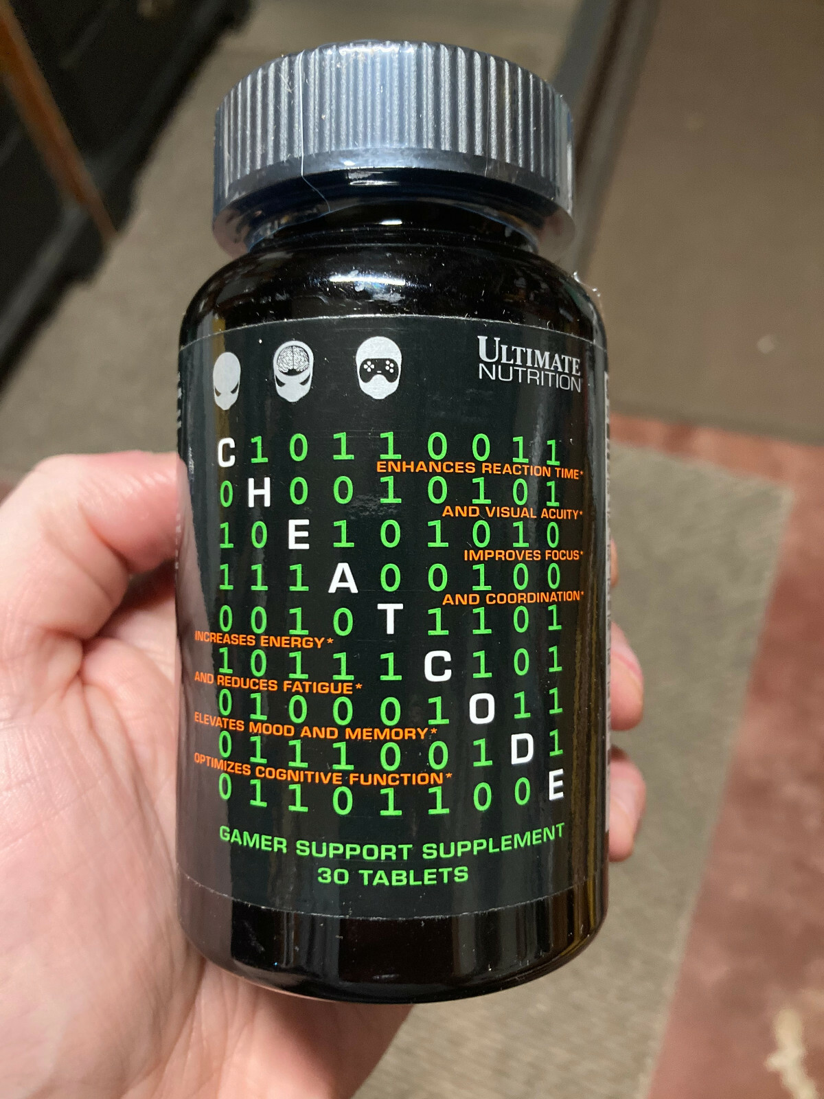 cheat code gamer support supplement 30 tablets | eBay