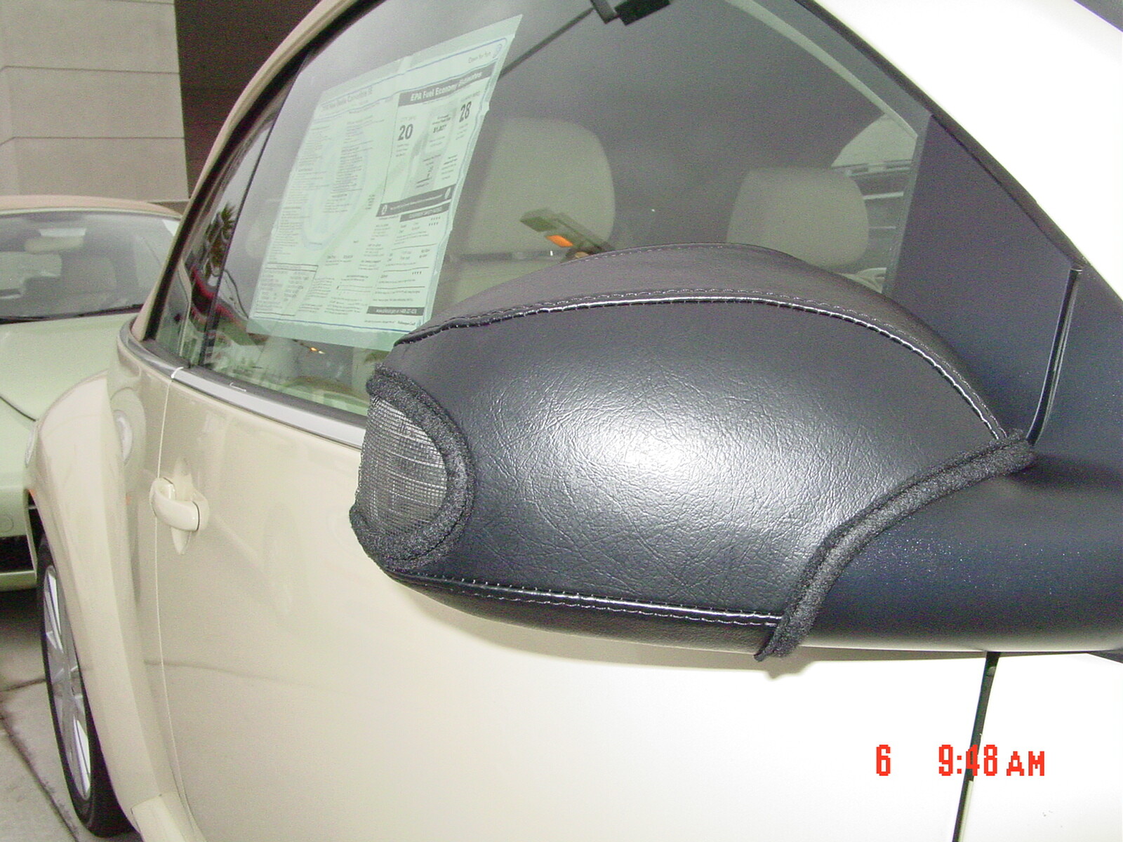 Colgan Car Mirror Covers Bra Black Fits VW New Beetle W/Signal 2006 ...
