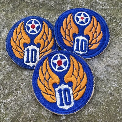 ORIGINAL WWII WW2 AAF Army Air Corps 10th Air Corps Patch - Lot Of 3 | eBay