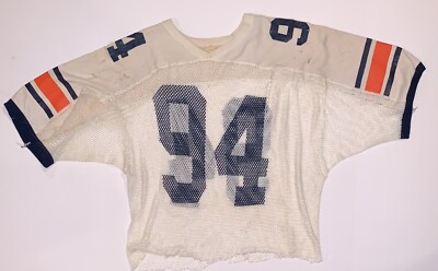Vintage 1970's U of Virginia UVA Cavaliers Game Worn Fishnet Football ...